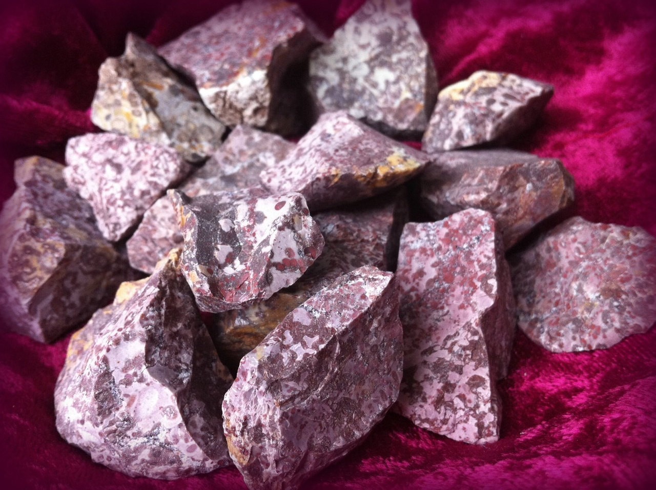 Purple Jasper - The Fearlessness Stone - for releasing fear, banishing ...