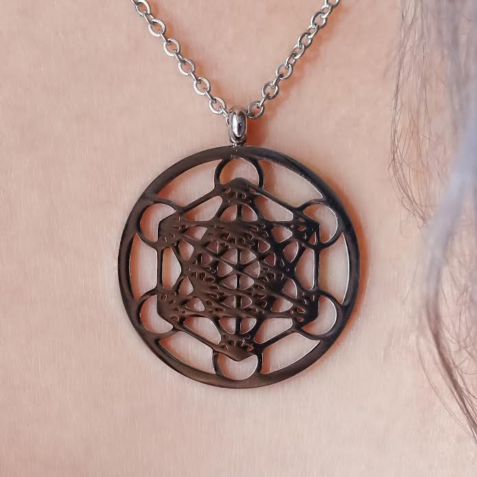 Metatron’s Cube Necklace to connect with all sacred shapes