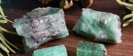 Rebirth and Renewal Natural Emerald for youthfulness and luck in love