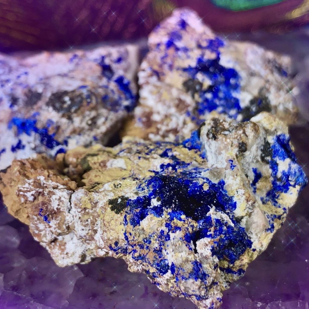 Peaceful Priestess Lavender Azurite for Divine Feminine wisdom