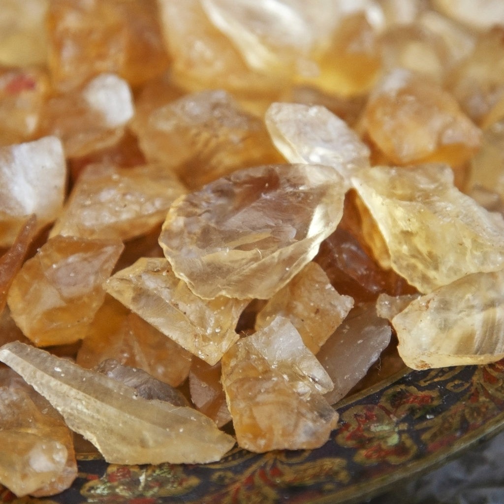 Money Draw Natural Baked Citrine for Source-connected manifestation