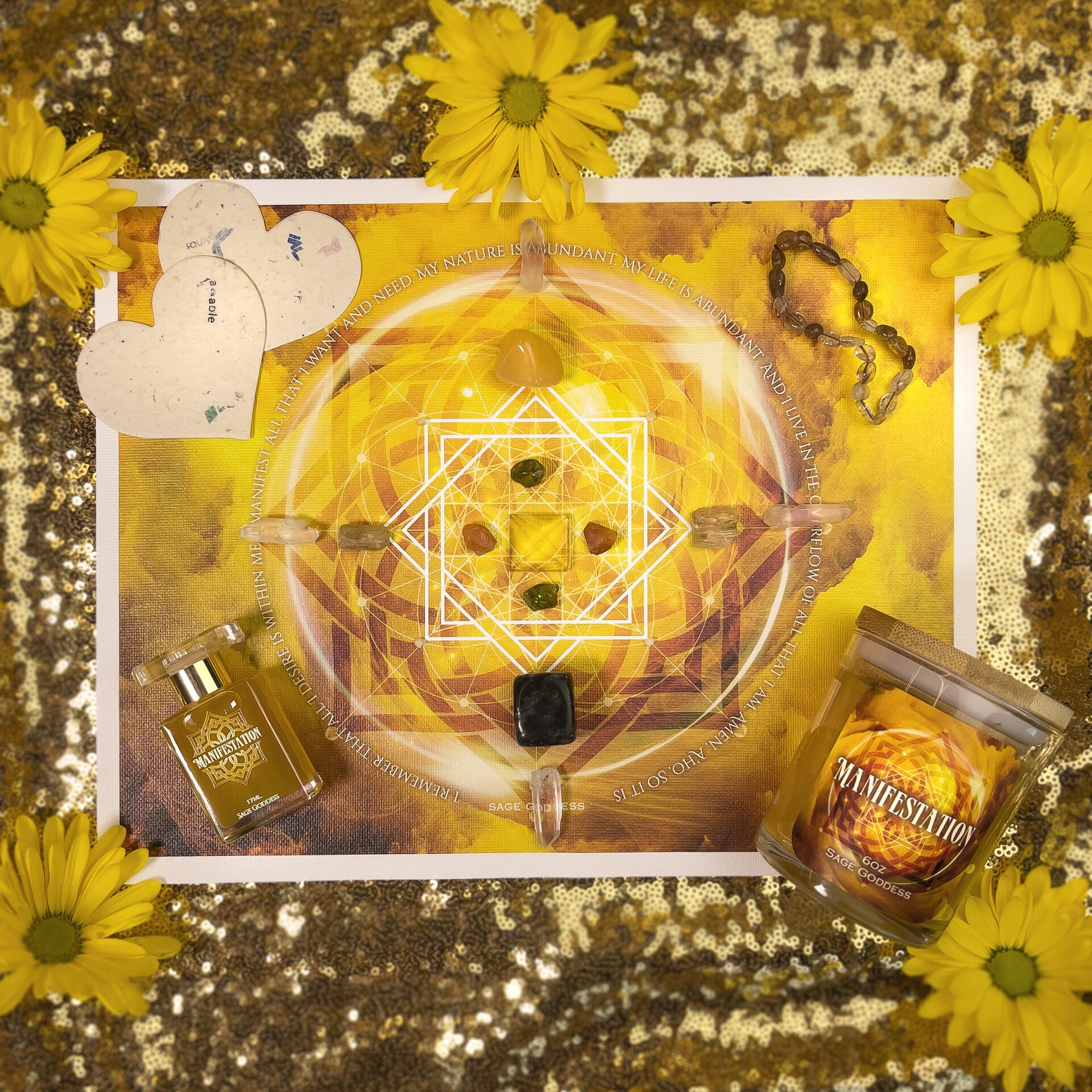 Full Egg Supermoon Set: Tools for ritual with Athena