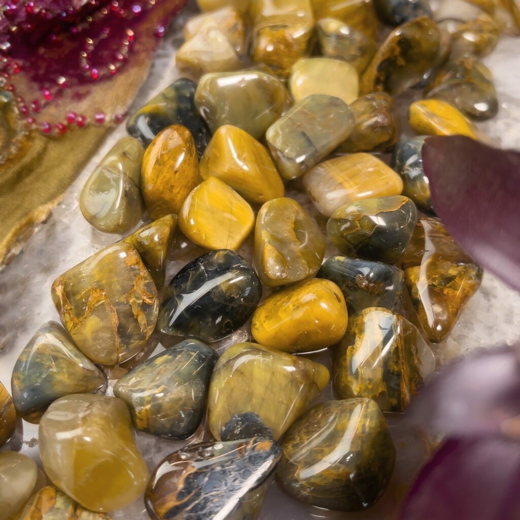 Tumbled Nellite for growth & transformation - Sage Goddess