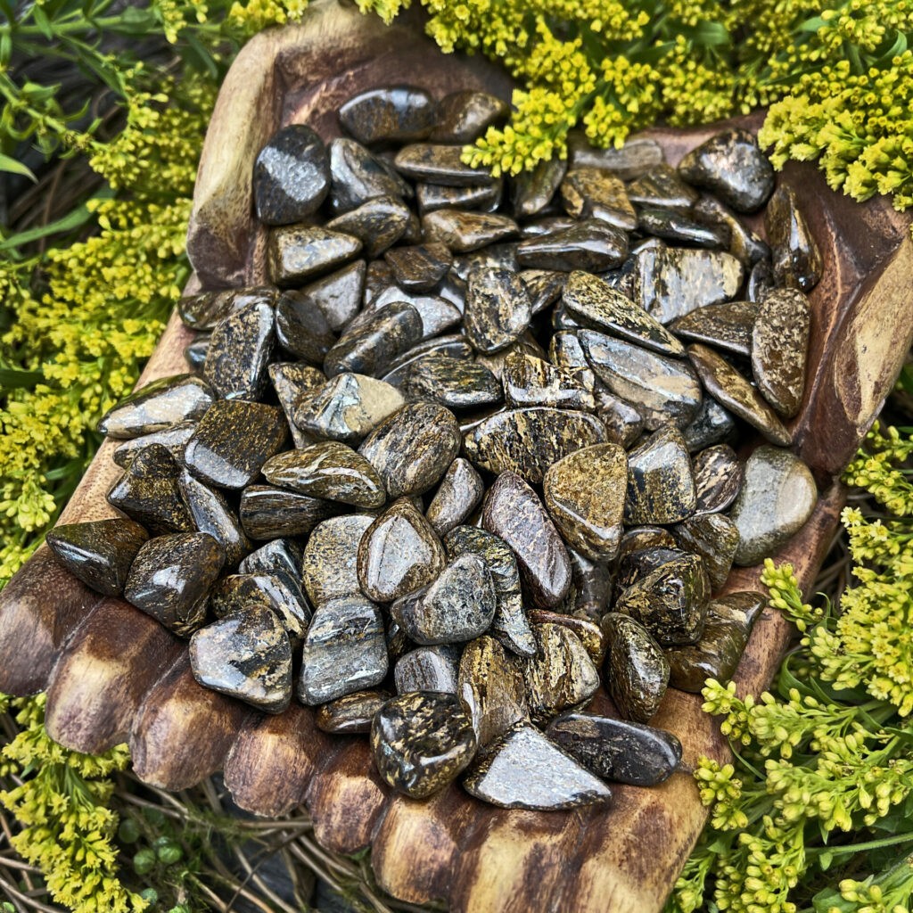 Sage Goddess Small Tumbled Bronzite for releasing stuck energies