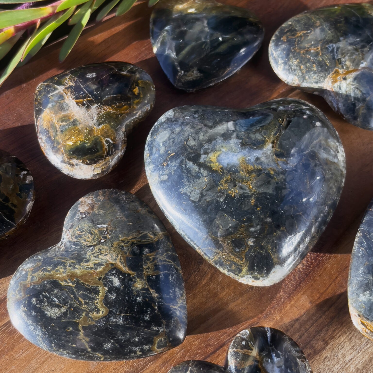 Dianite Heart for intuition & psychic awakening - Sage Goddess