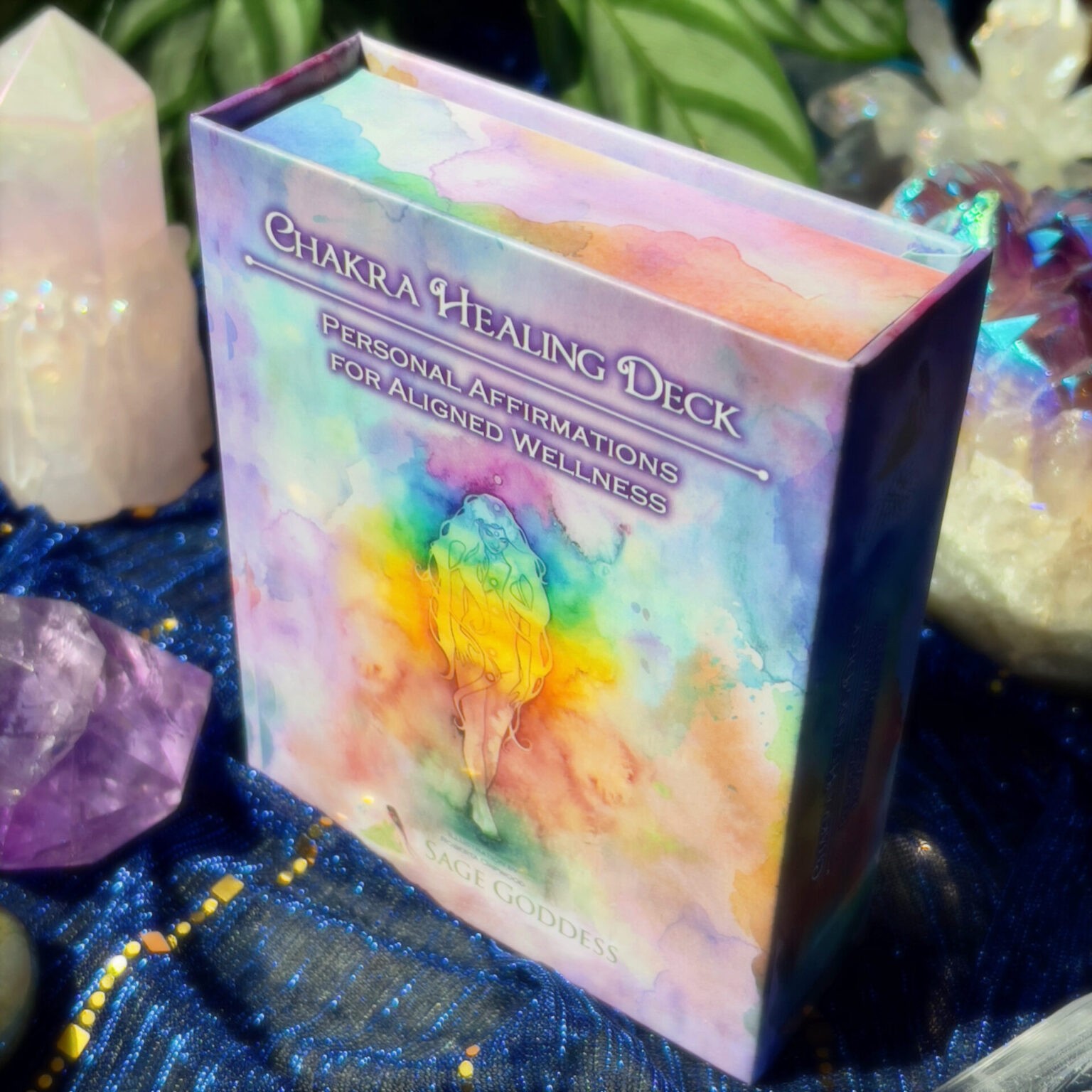 Sage Goddess Chakra Oracle Deck for divine healing and alignment