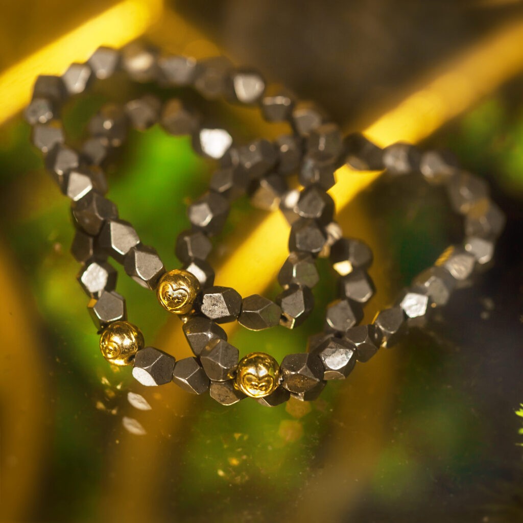 Empowering Pyrite Bracelet for confidence and strength - Sage Goddess