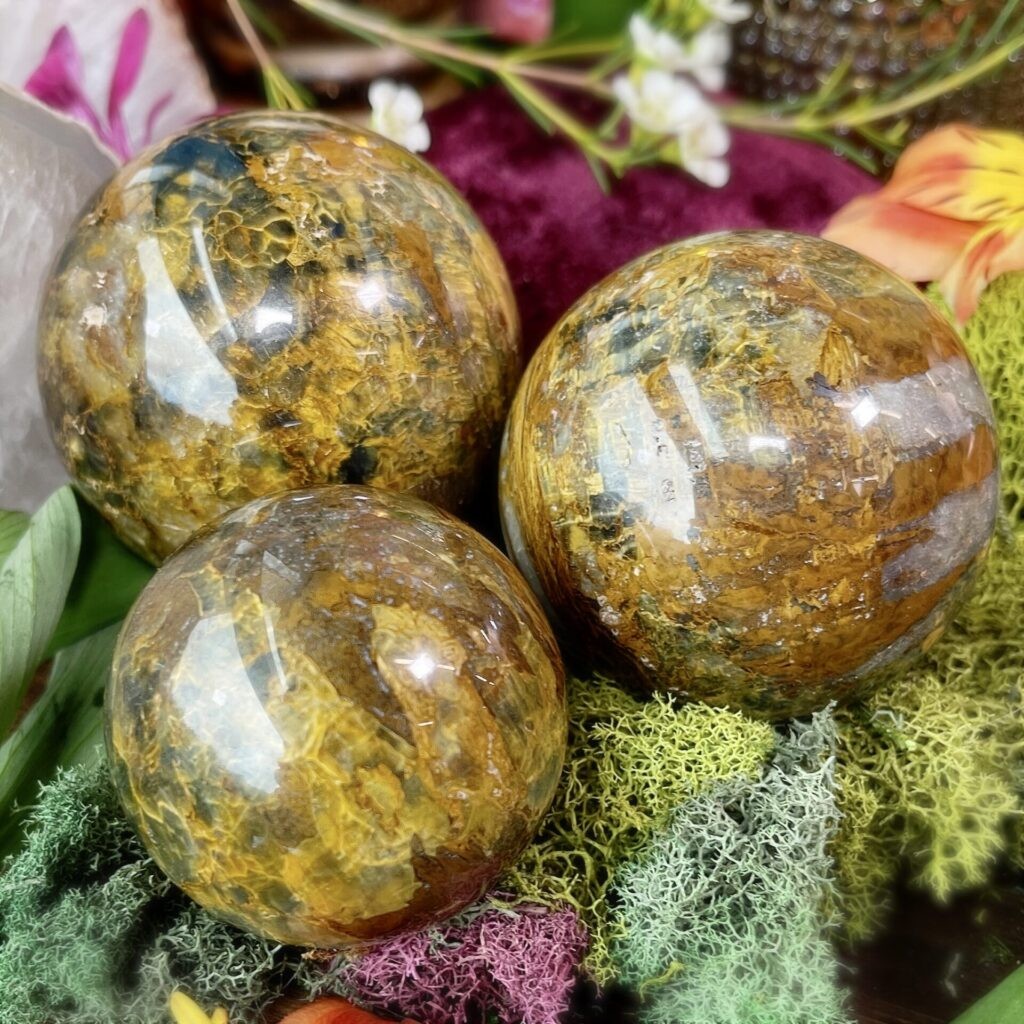 Sage Goddess You Got This Golden Strength Nellite Sphere to empower