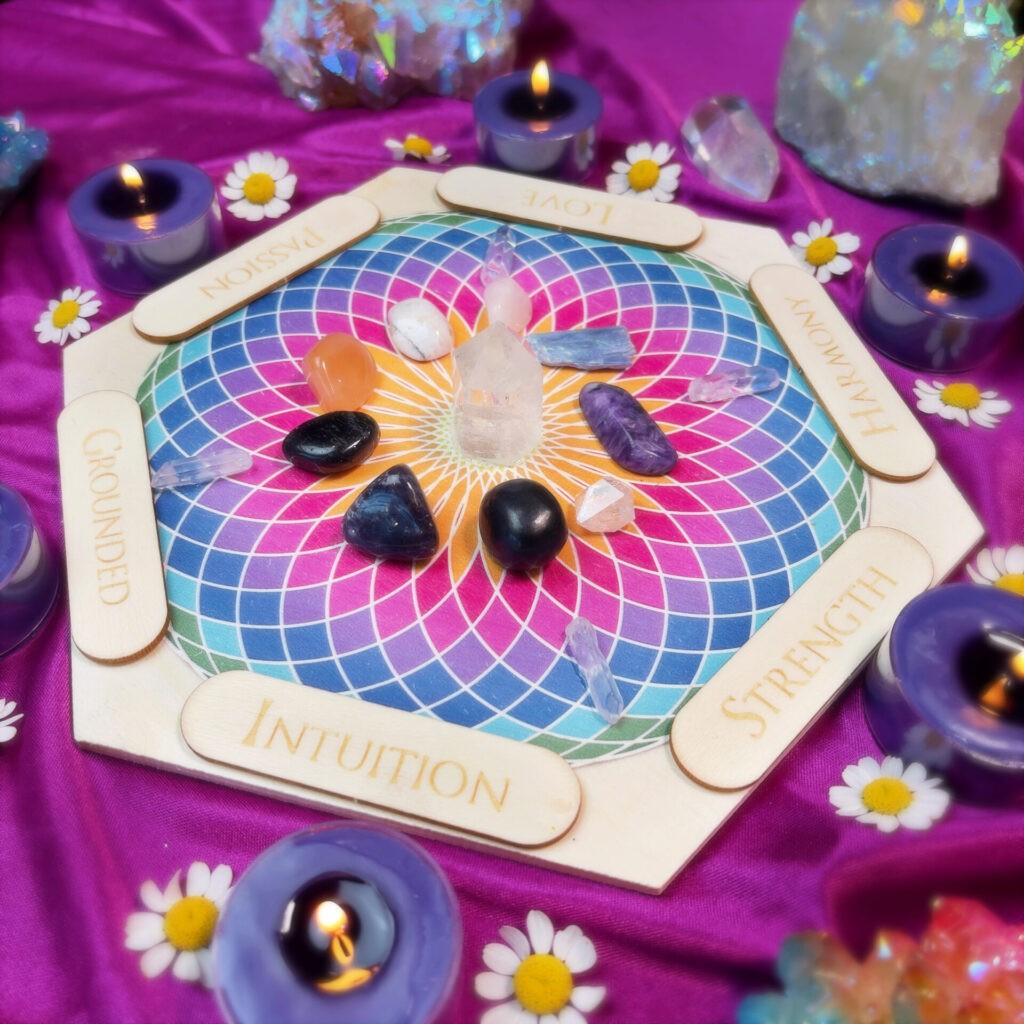 Sage Goddess Torus Balance and Alignment Affirmation Grid