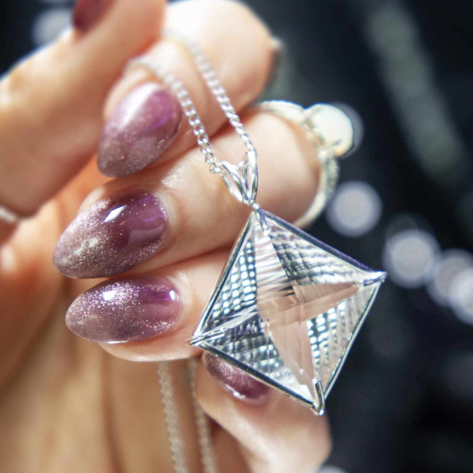 Clear Quartz Magician Pendant for amplified magic - Sage Goddess