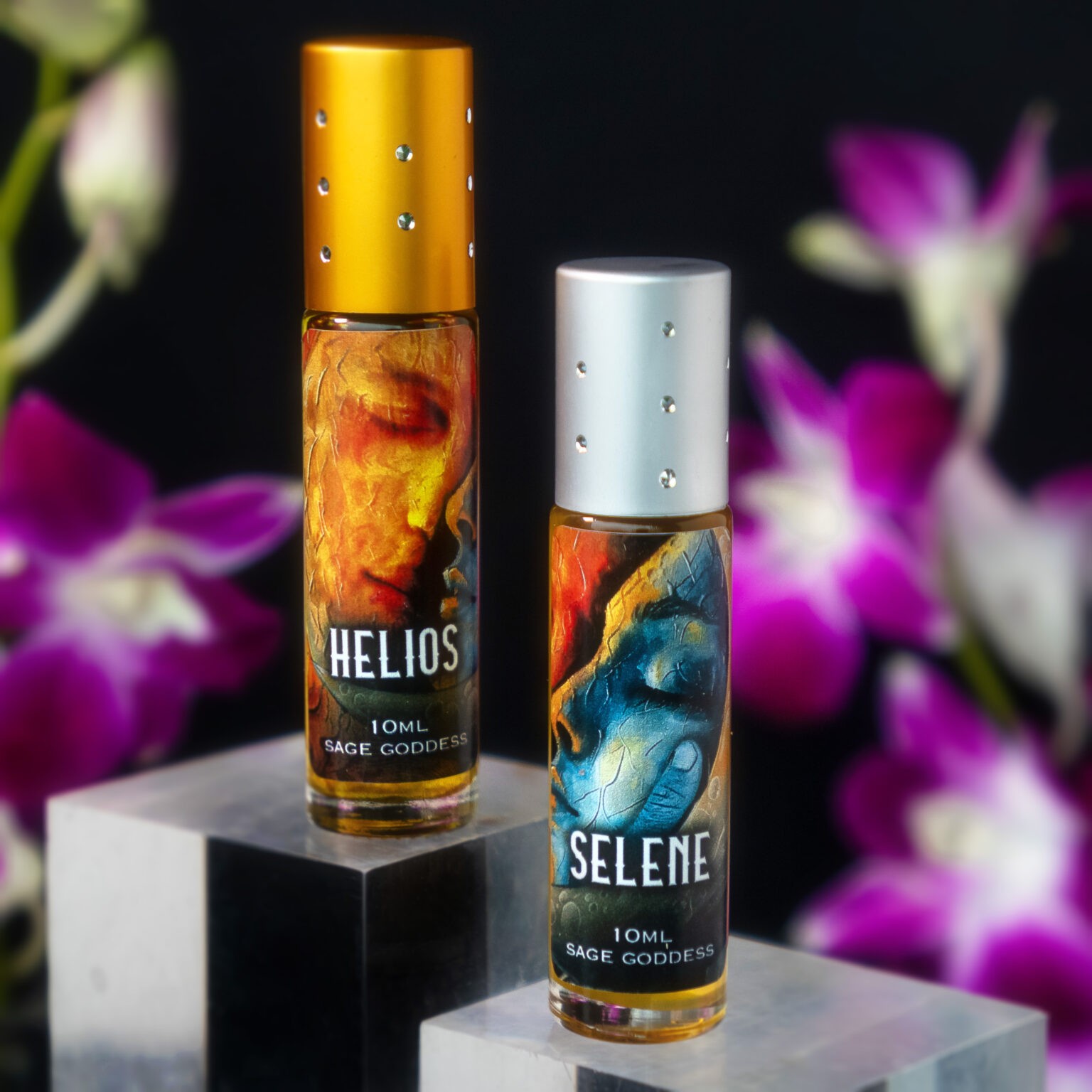Helios kai Selene Perfume Duo for balance - Sage Goddess