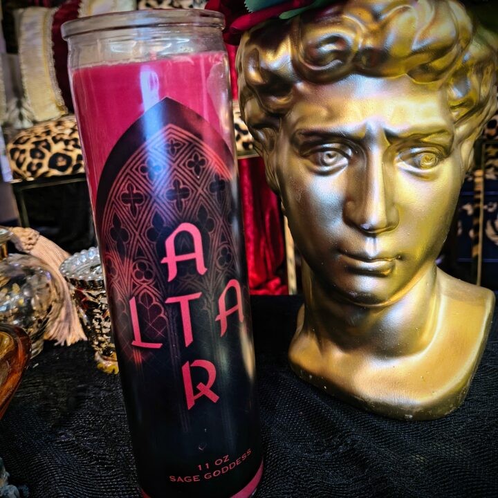 - Sage Goddess Altar Candle for Prayer and Sacred Space for intention ...